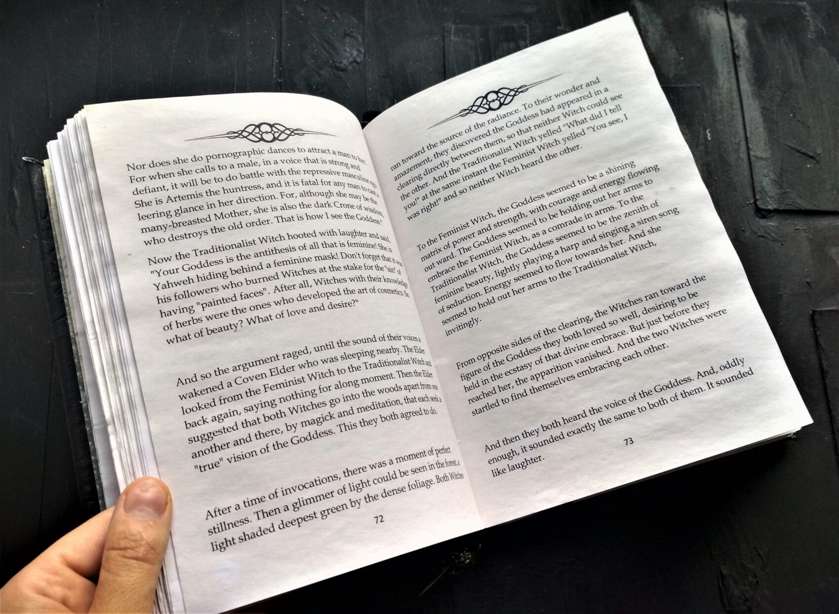 Large real spell book Pentagram pagan black grimoire Celtic book of ...